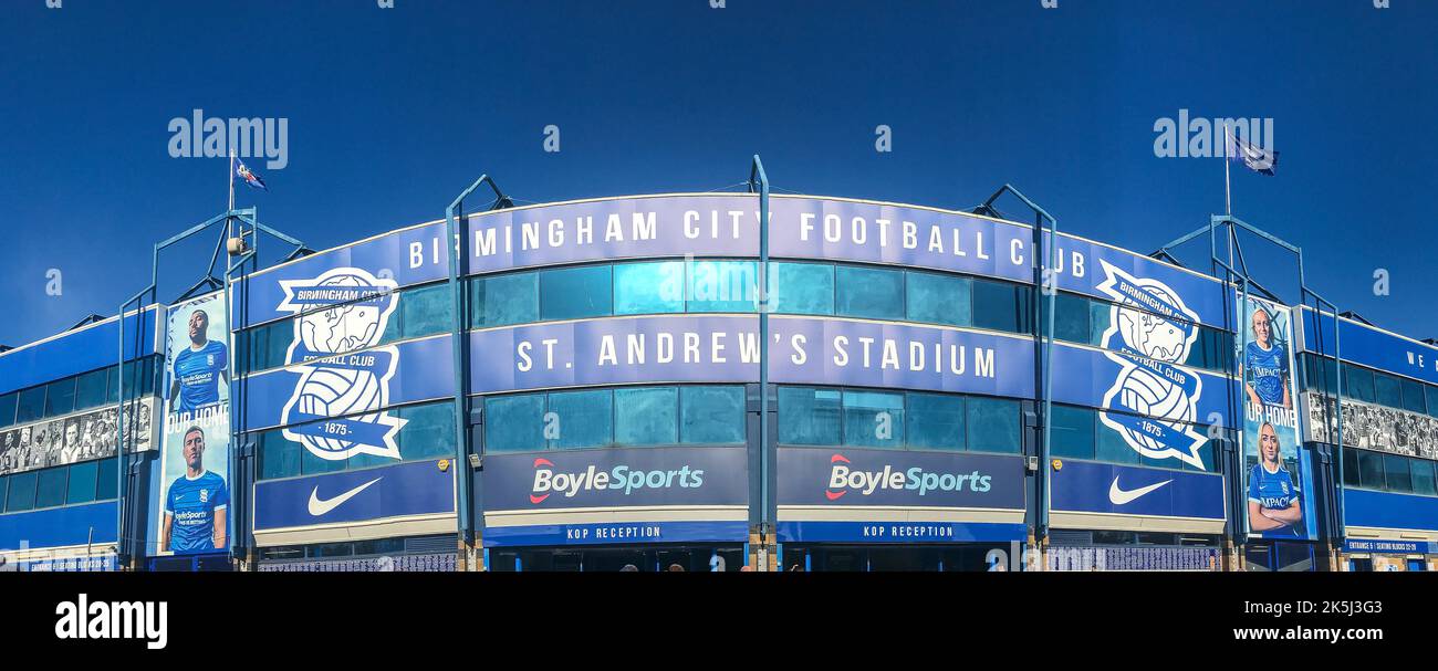 October 8, 2022: Birmingham City Football Club, St Andrews Trillion ...