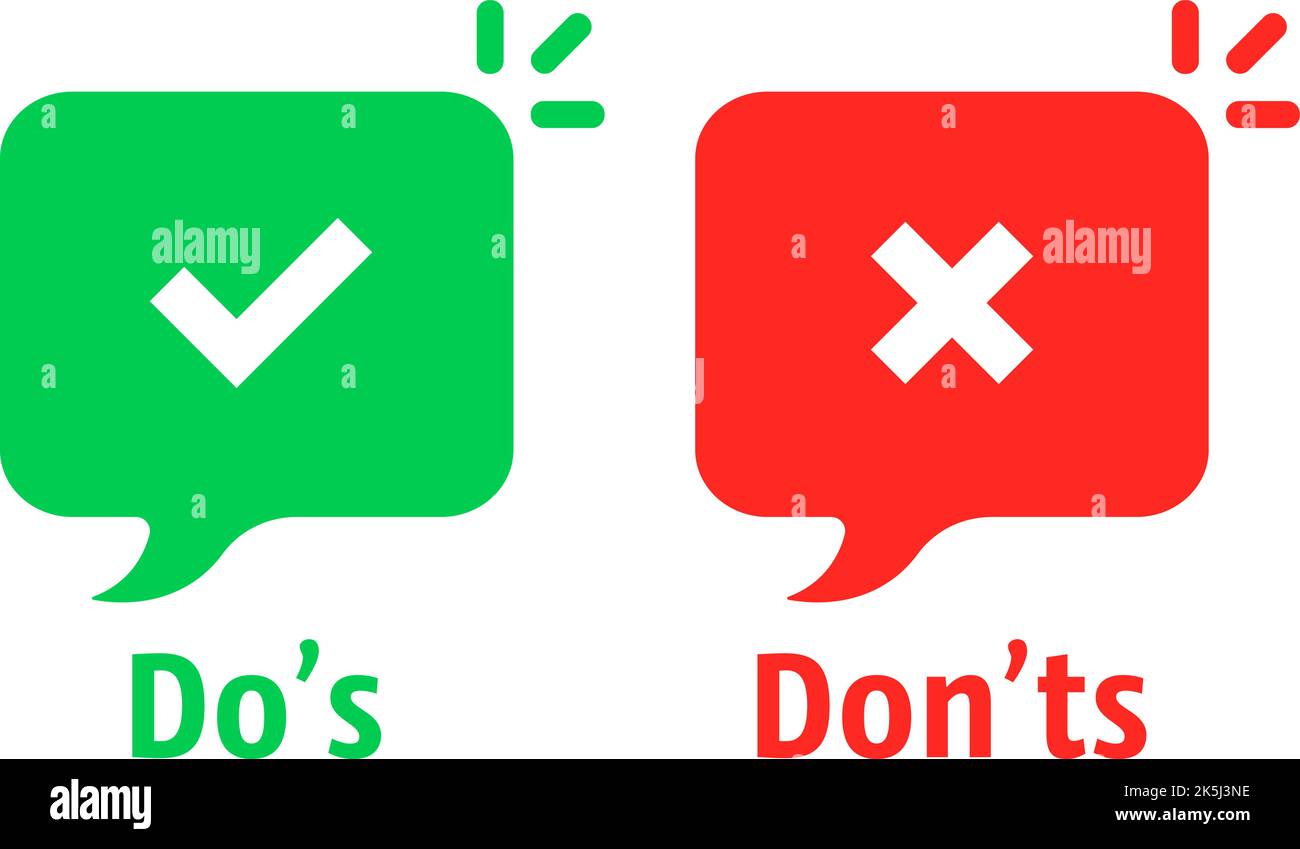 positive and negative check marks Stock Vector Image & Art - Alamy