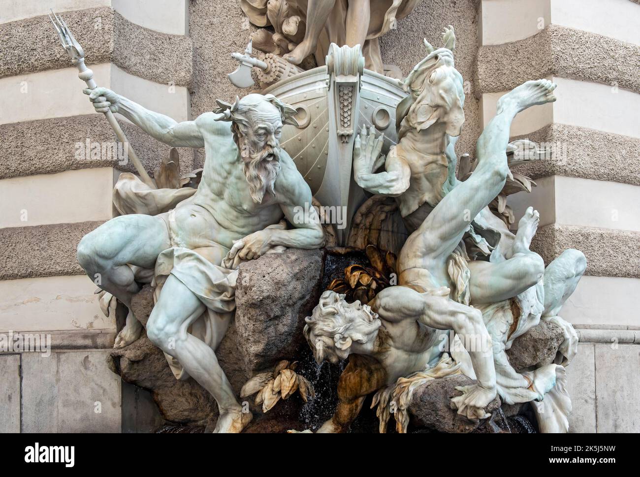 Power at Sea, Die Macht zur See) fountain by Rudolf Weyr, Hofburg ...