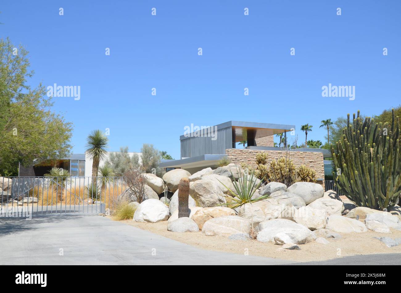 Palm Springs, California, USA - September 6, 2022: exterior of the ...