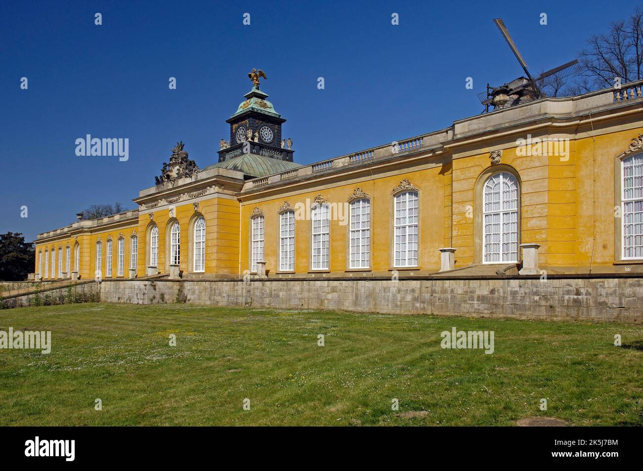 New Chambers, Sanssouci Park, Potsdam, Brandenburg, Germany Stock Photo ...