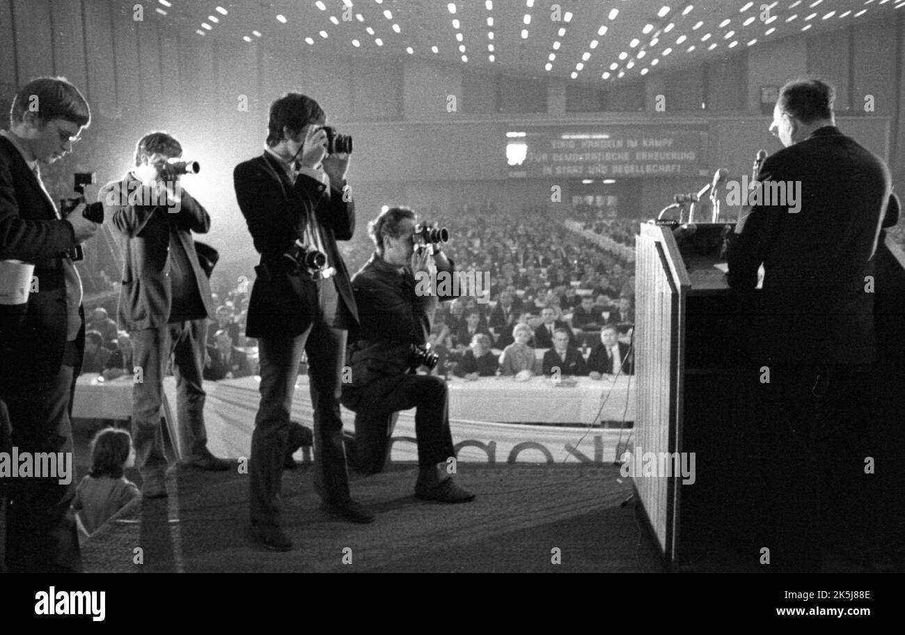 The 1st party congress of the communist party DKP, which was readmitted ...