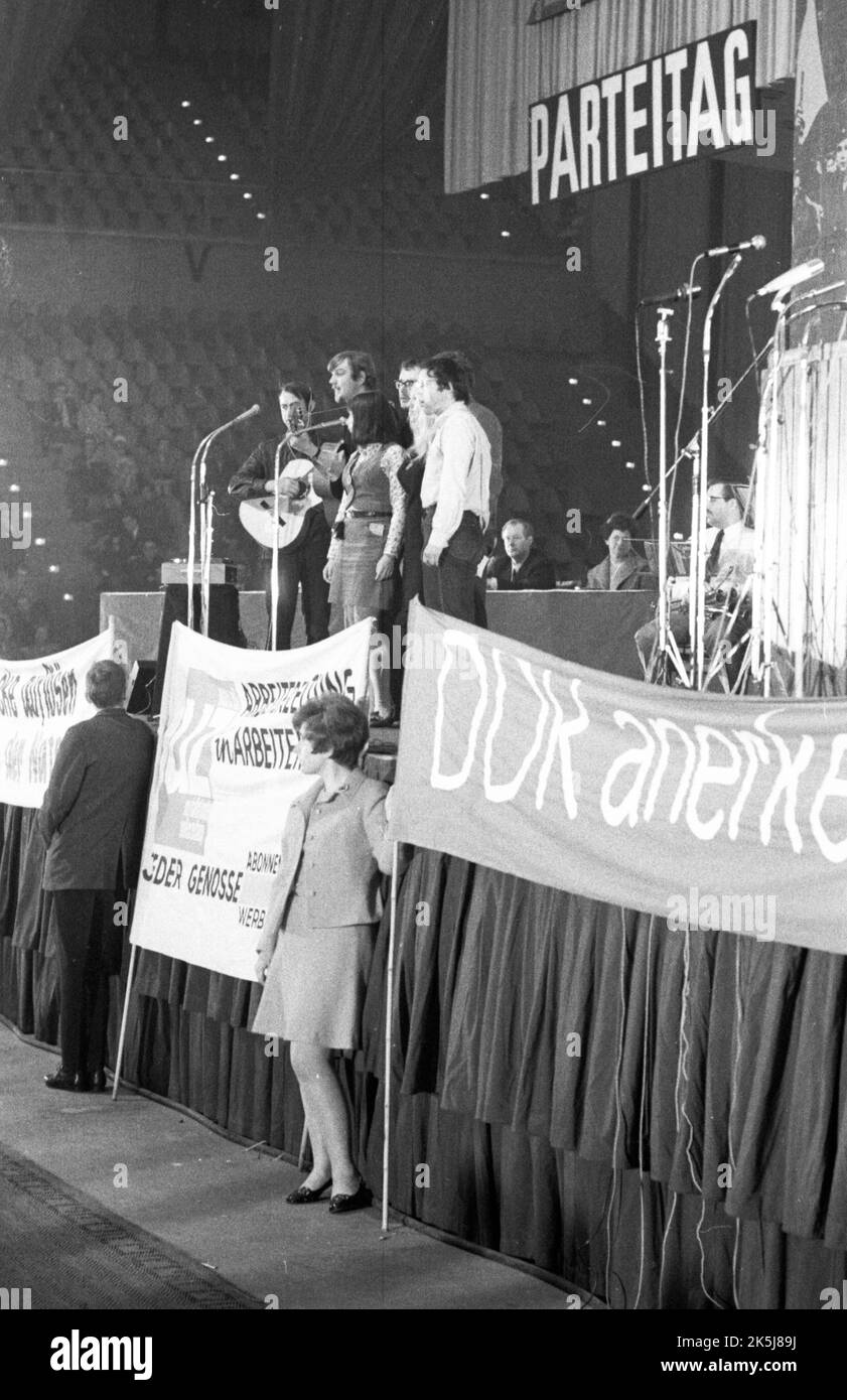 The 1st party congress of the communist party DKP, which was readmitted ...