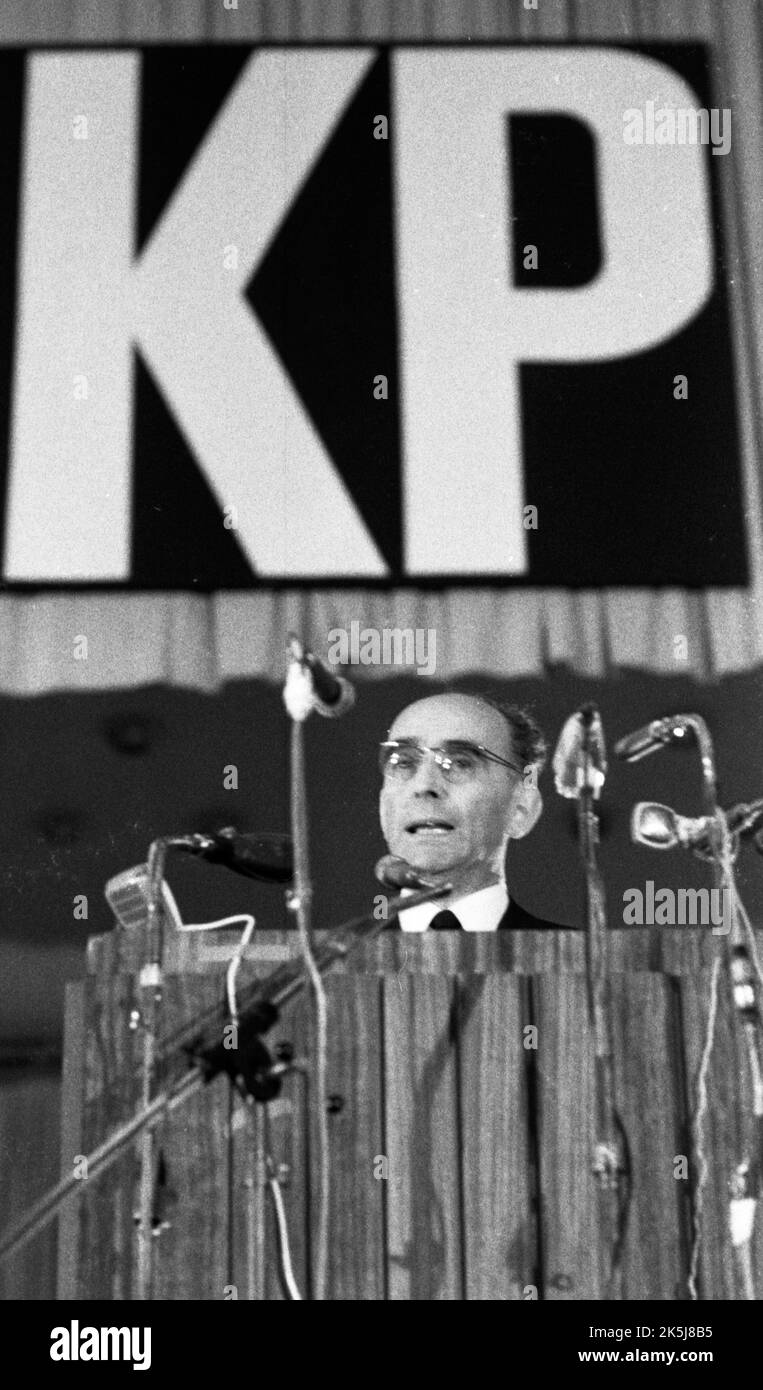 The first party congress of the communist party DKP, which was re ...