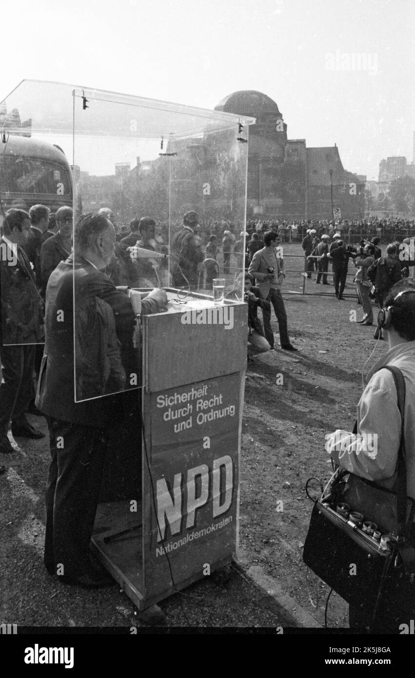 During the election campaign of the right-wing National Democratic ...