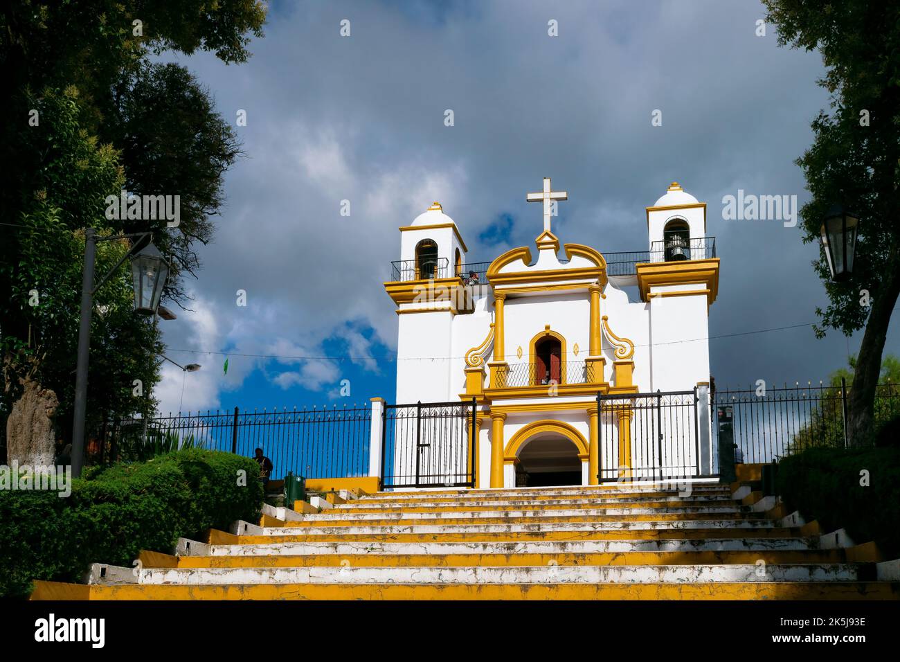 The Guadalupe Church, San Cristobal de las Casas, Mexico Stock Photo - Alamy