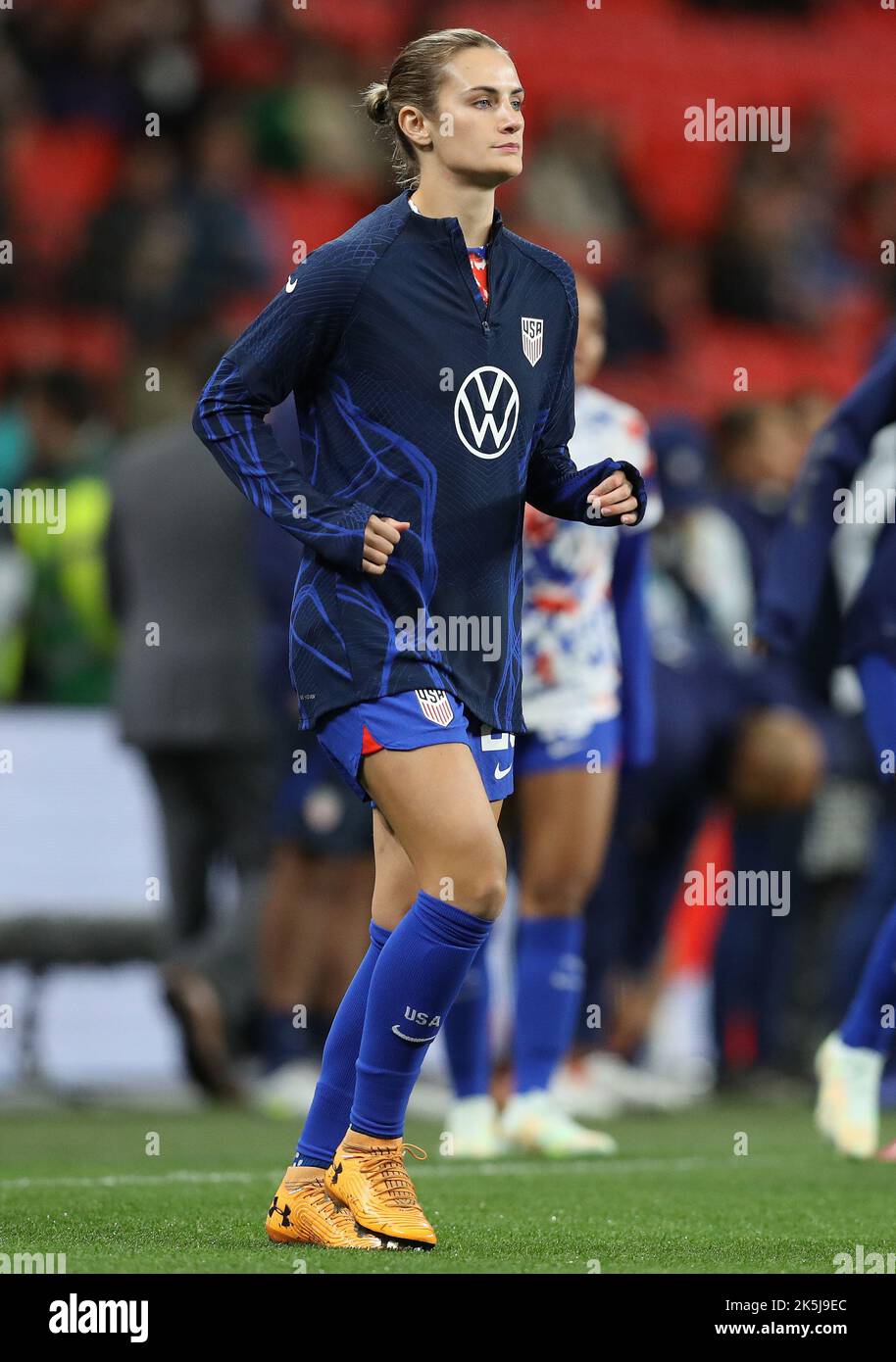 London, England, 7th October 2022. Emily Fox of USA during the ...