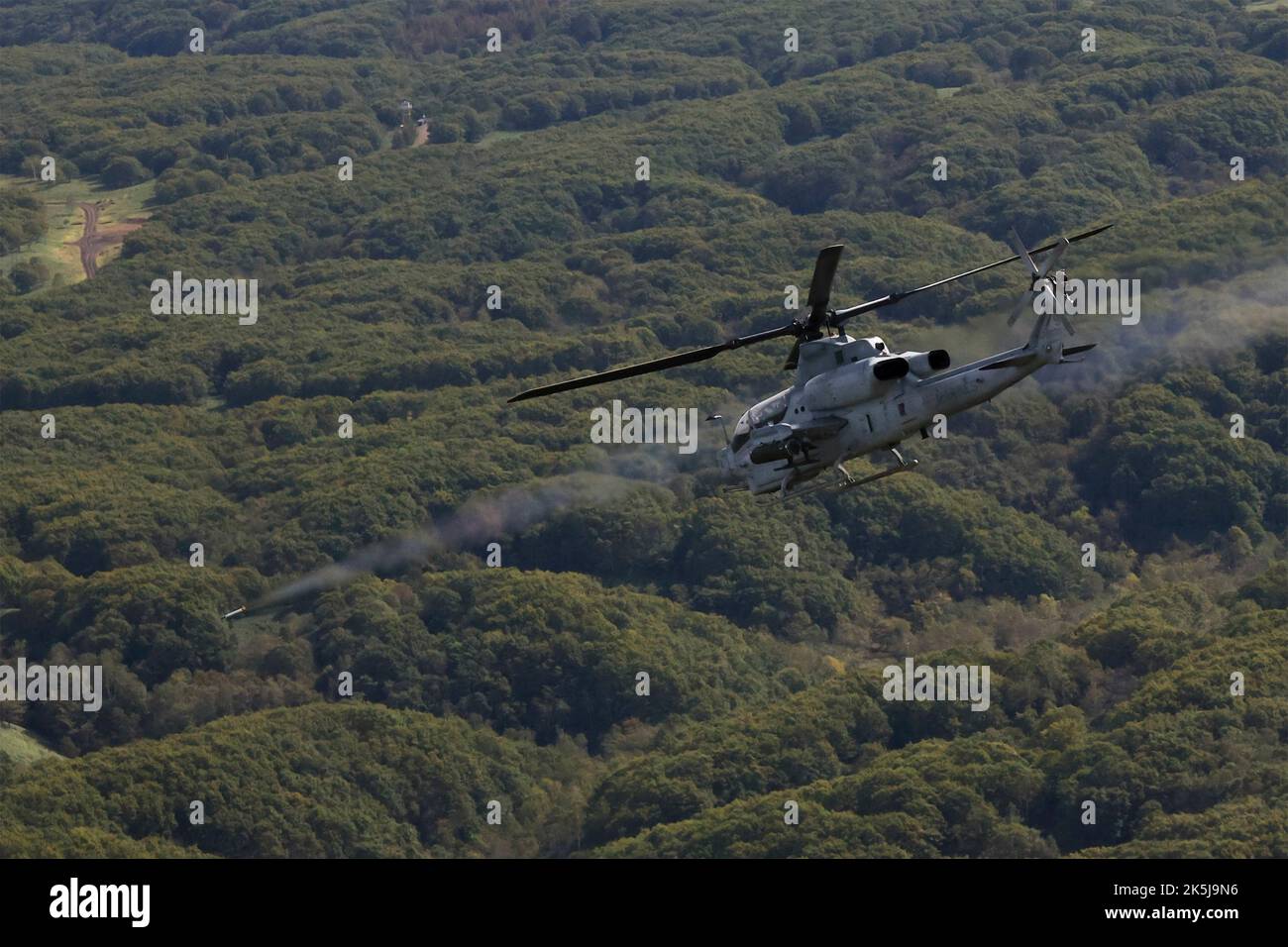 Yausubetsu Maneuver Area, Japan. 06 October, 2022. A U.S. Marines AH-1Z ...