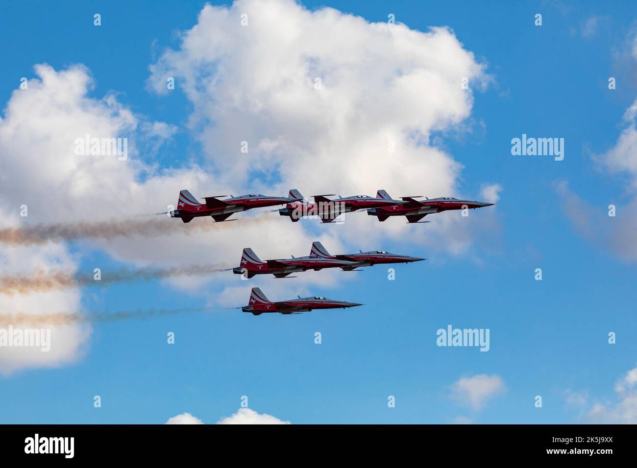Duxford, Cambridgeshire, UK. 8th Oct 2022. The Swiss Air Force ...