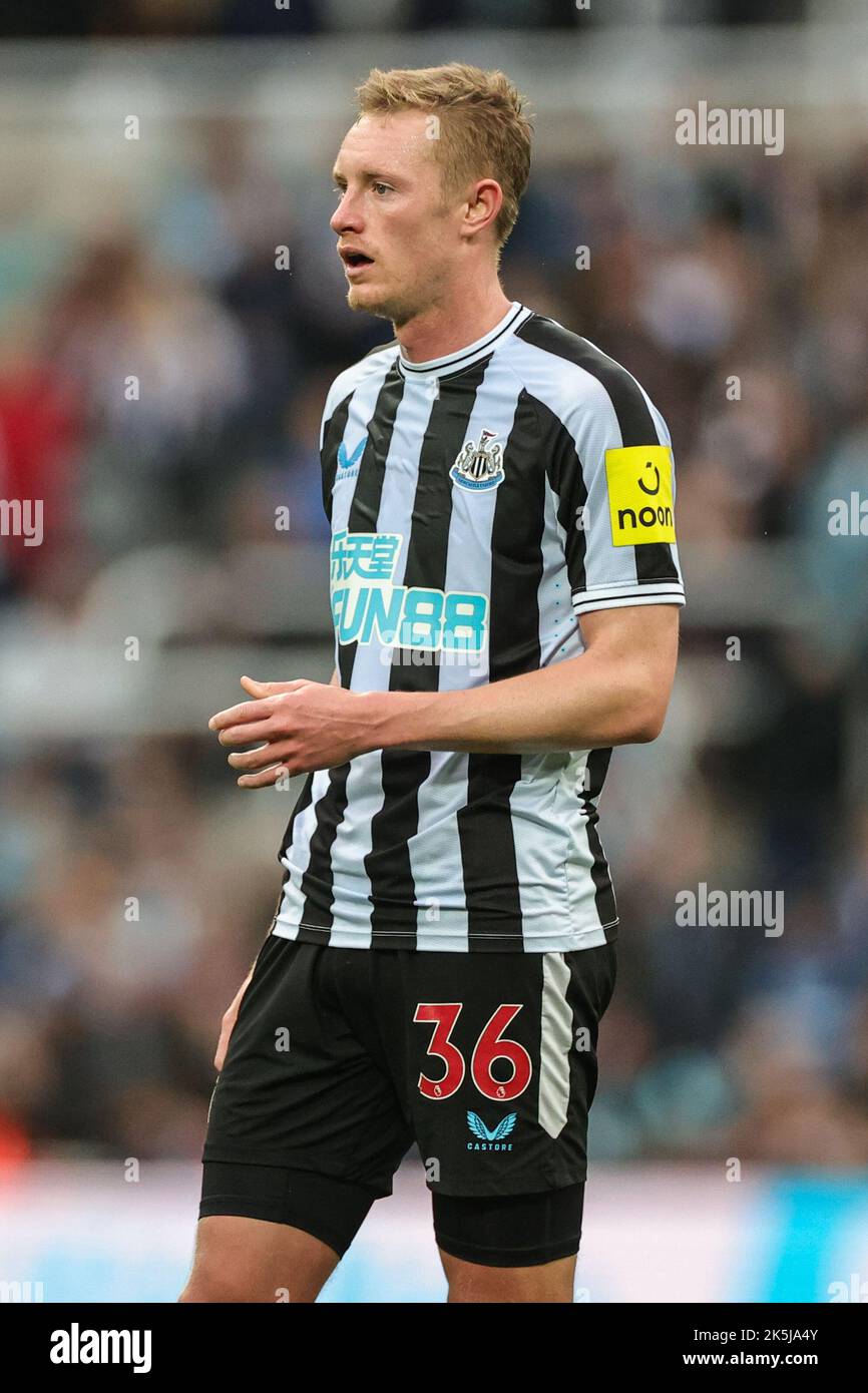 Sean Longstaff #36 of Newcastle United during the Premier League match ...