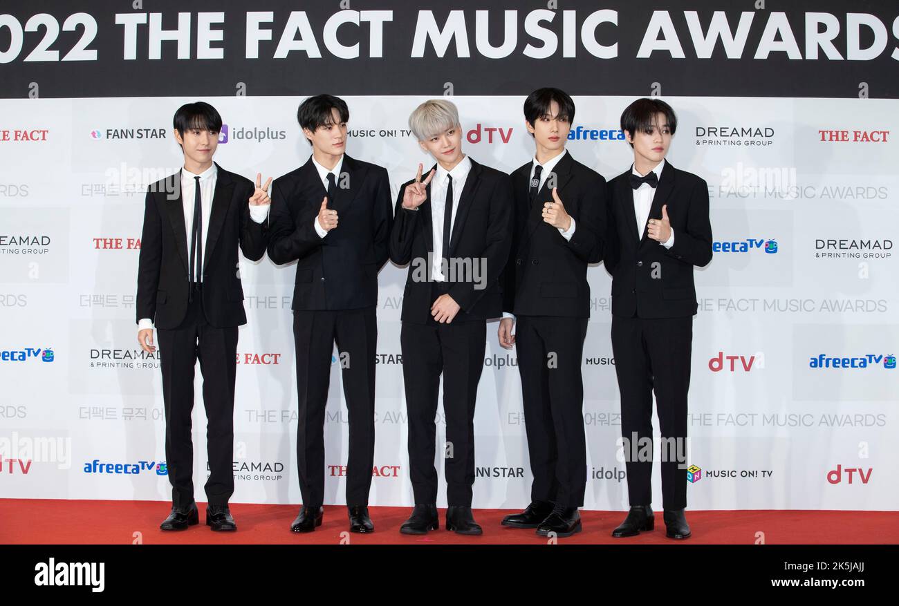 Seoul, South Korea. 8th Oct, 2022. South Korean K-Pop boys group NCT ...