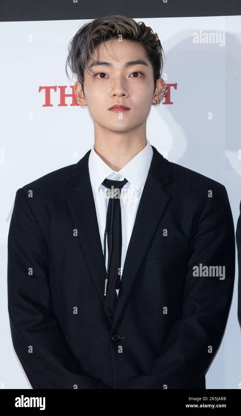 Seoul, South Korea. 8th Oct, 2022. South Korean-Japanese boy band The BOYZ, Kevin, Sangyeon ...