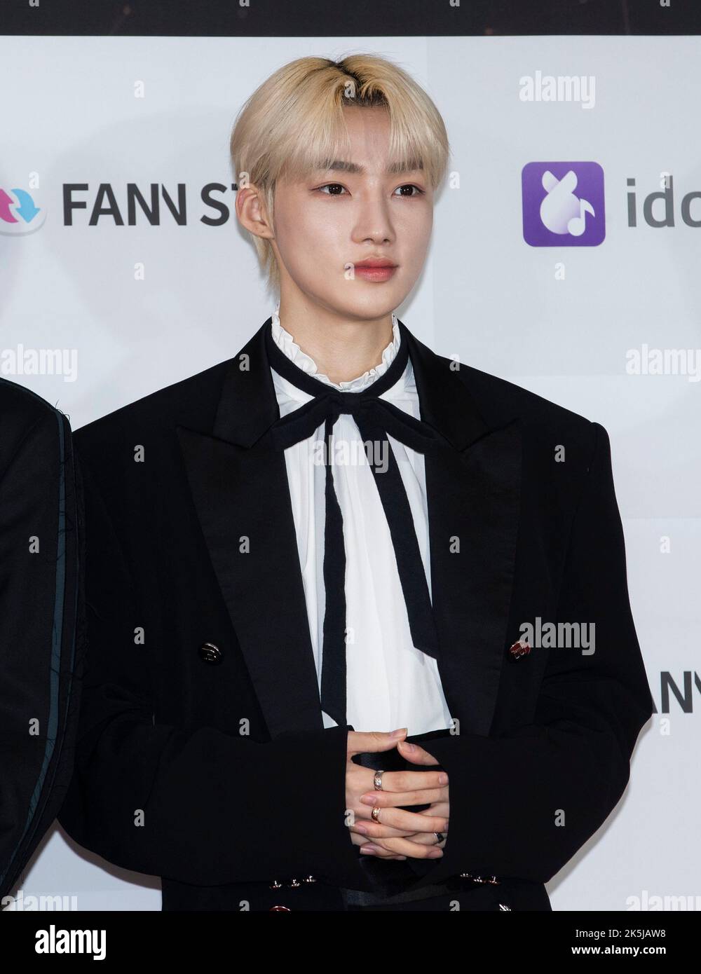 Seoul, South Korea. 8th Oct, 2022. South Korean-Japanese boy band The BOYZ, Kevin, Sangyeon ...