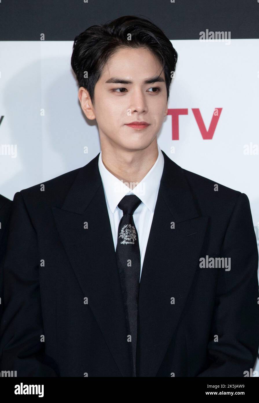 Seoul, South Korea. 8th Oct, 2022. South Korean-Japanese boy band The BOYZ, Kevin, Sangyeon ...