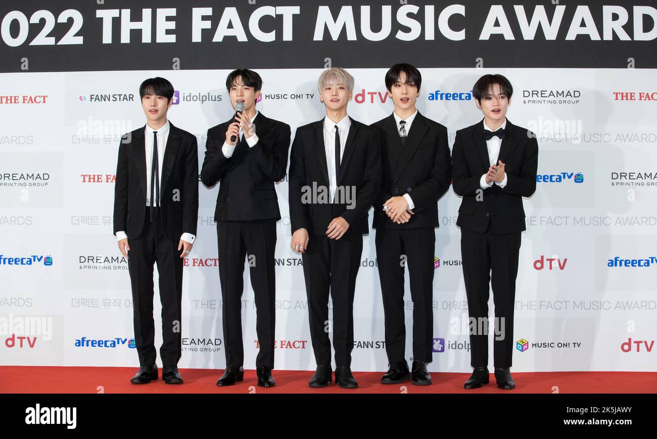 Seoul, South Korea. 8th Oct, 2022. South Korean K-Pop boys group NCT ...