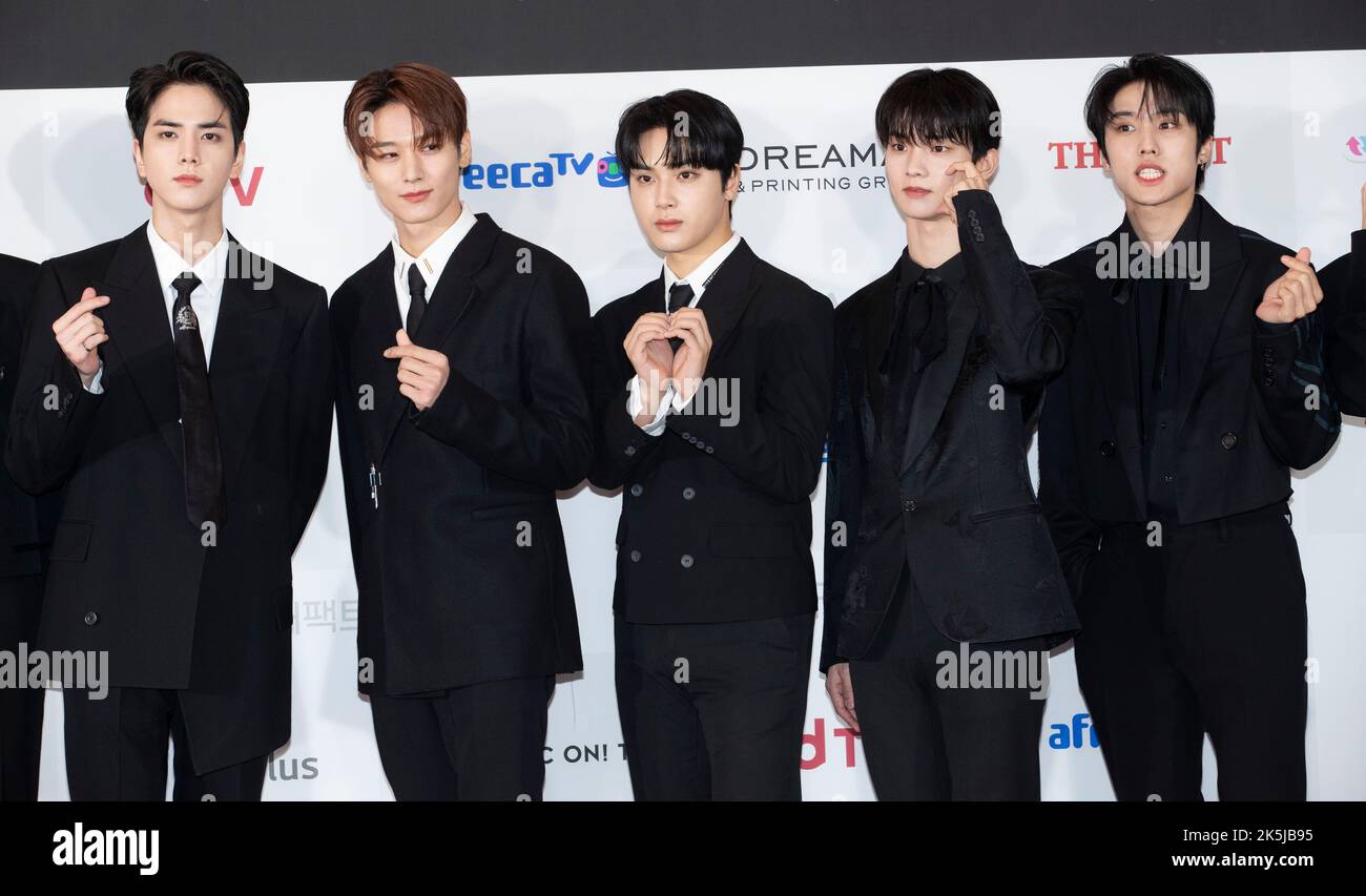 Seoul, South Korea. 8th Oct 2022. 8 Oct 2022 - Seoul, South Korea : South Korean–Japanese boy ...