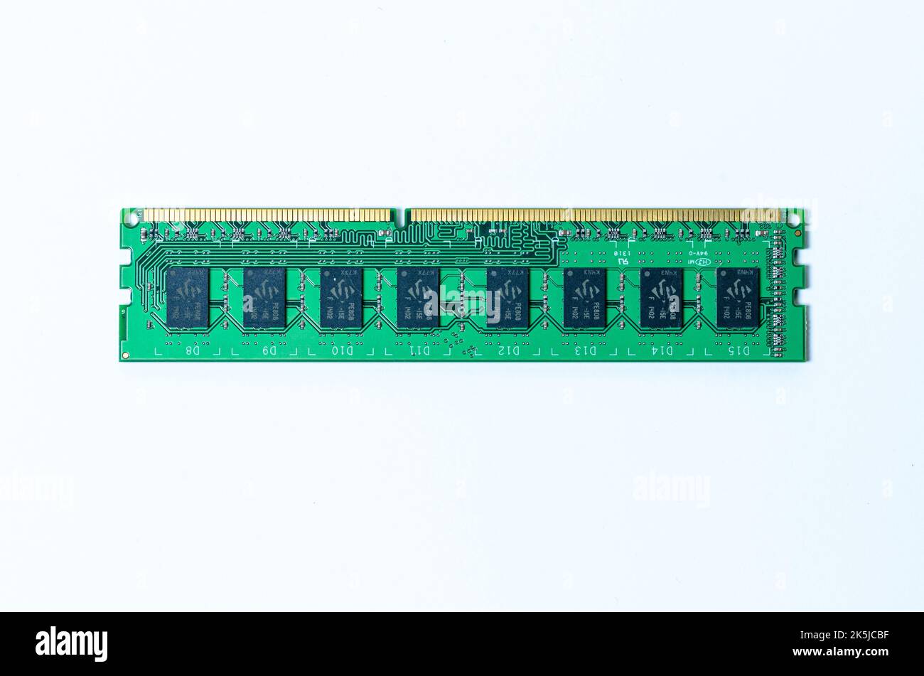 Computer Memory Card Close Up Memory Socket On Board Computer Server