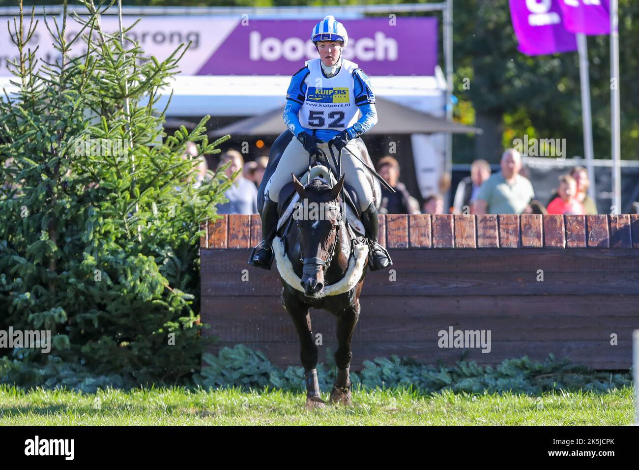 ENSCHEDE, NETHERLANDS - OCTOBER 8: Imogen Murray with Roheryn Ruby ...