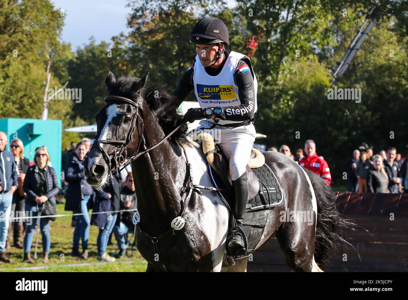 ENSCHEDE, NETHERLANDS - OCTOBER 8: Stephan Hazeleger with James Bond ...