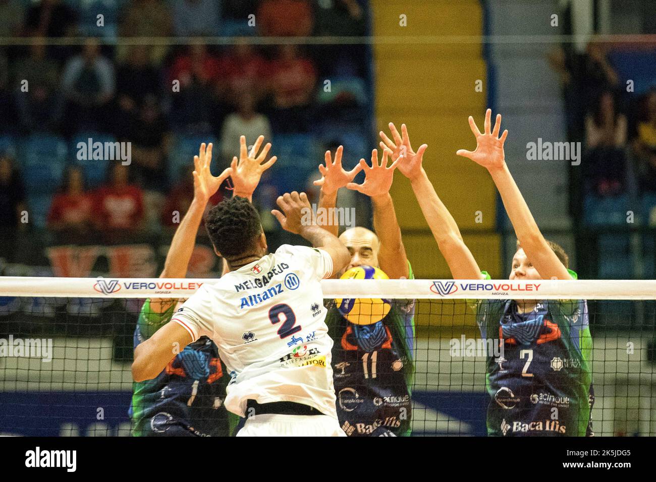 Arena di Monza, Monza, Italy, October 08, 2022, Attack of MERGAREJO ...