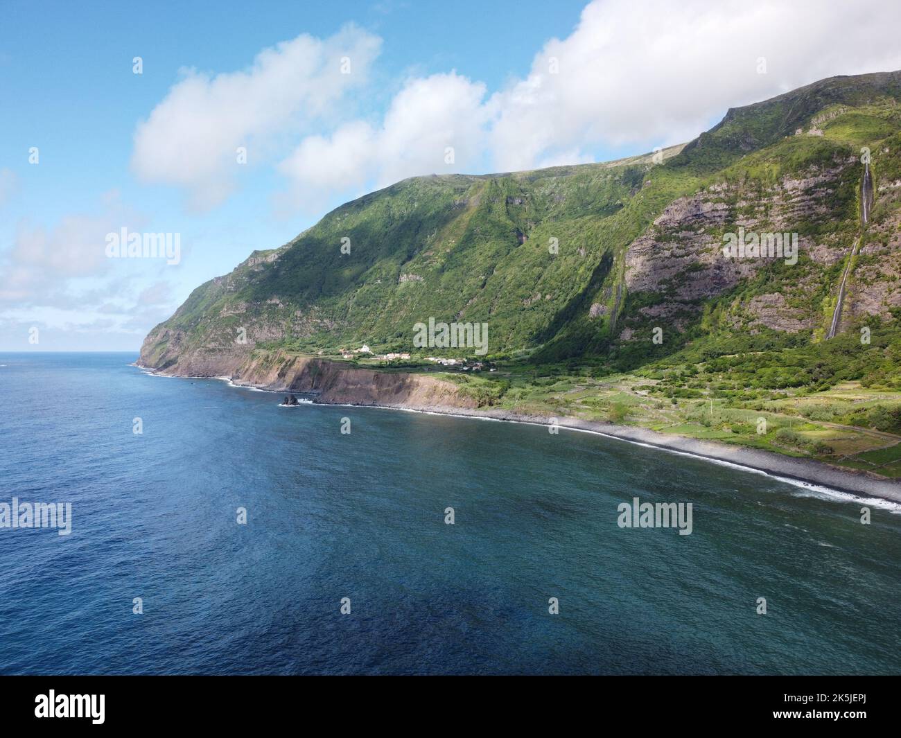 lakes, cliffs and mountain ranges of Azores Stock Photo - Alamy