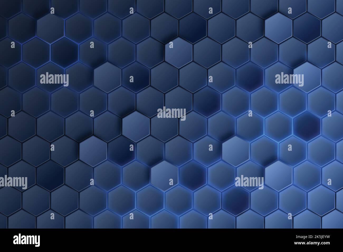 Modern scientific hexagonal cell spheres tesselar background pattern ...