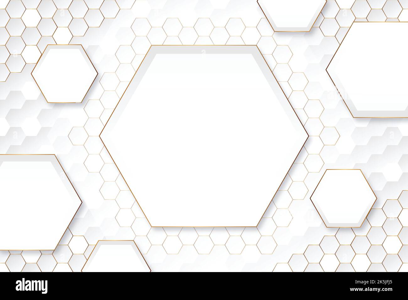 Modern scientific hexagonal cell spheres tesselar background pattern ...