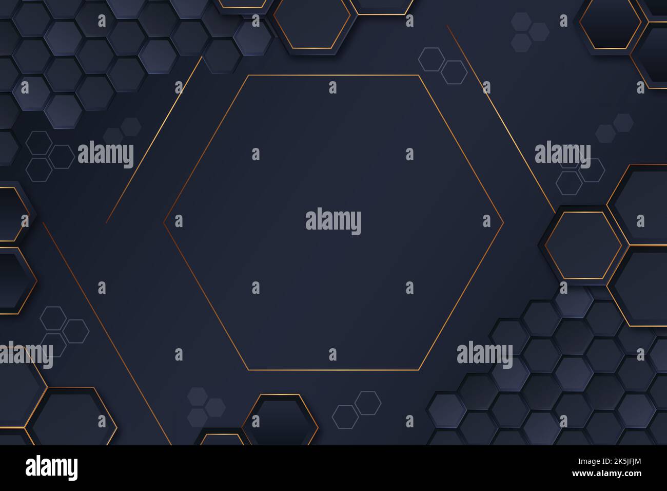 Modern scientific hexagonal cell spheres tesselar background pattern ...