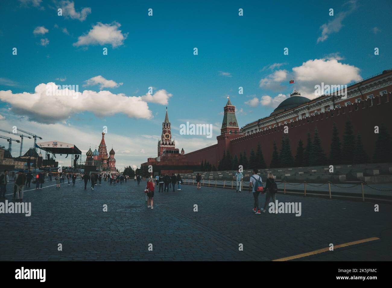 Exterior of the Kremlin in Moscow, Russia Stock Photo - Alamy