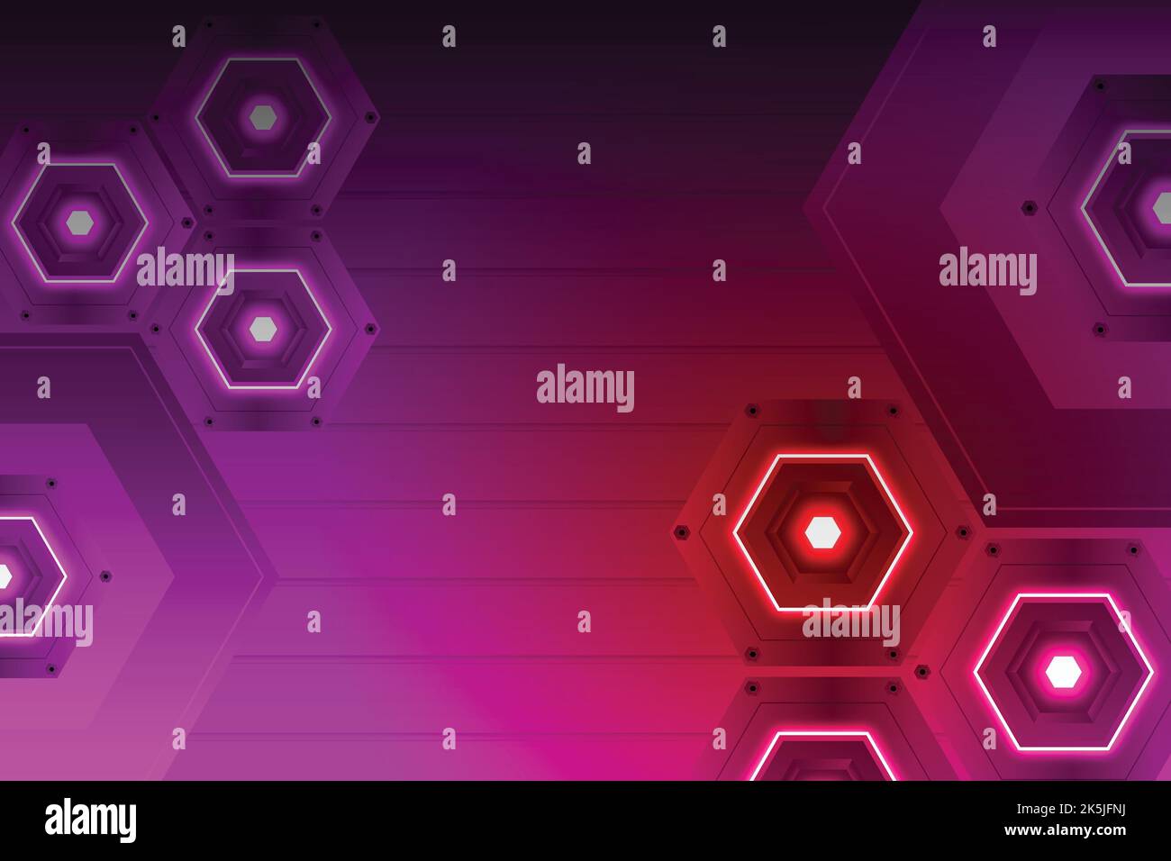 gradient neon hexagonal background vector design illustration Stock Vector Image & Art - Alamy