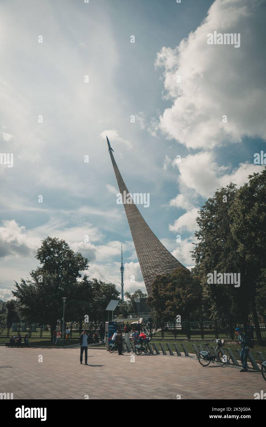 Exterior of the Museum of Cosmonautics, Moscow, Russia Stock Photo - Alamy