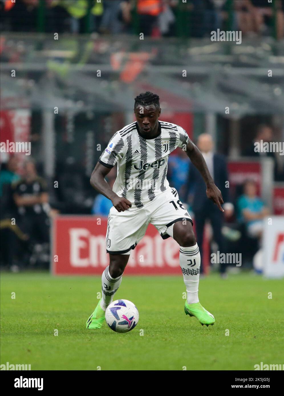 Milan, Italy. 08th Oct, 2022. Moise Kean of Juventus Fc during the ...