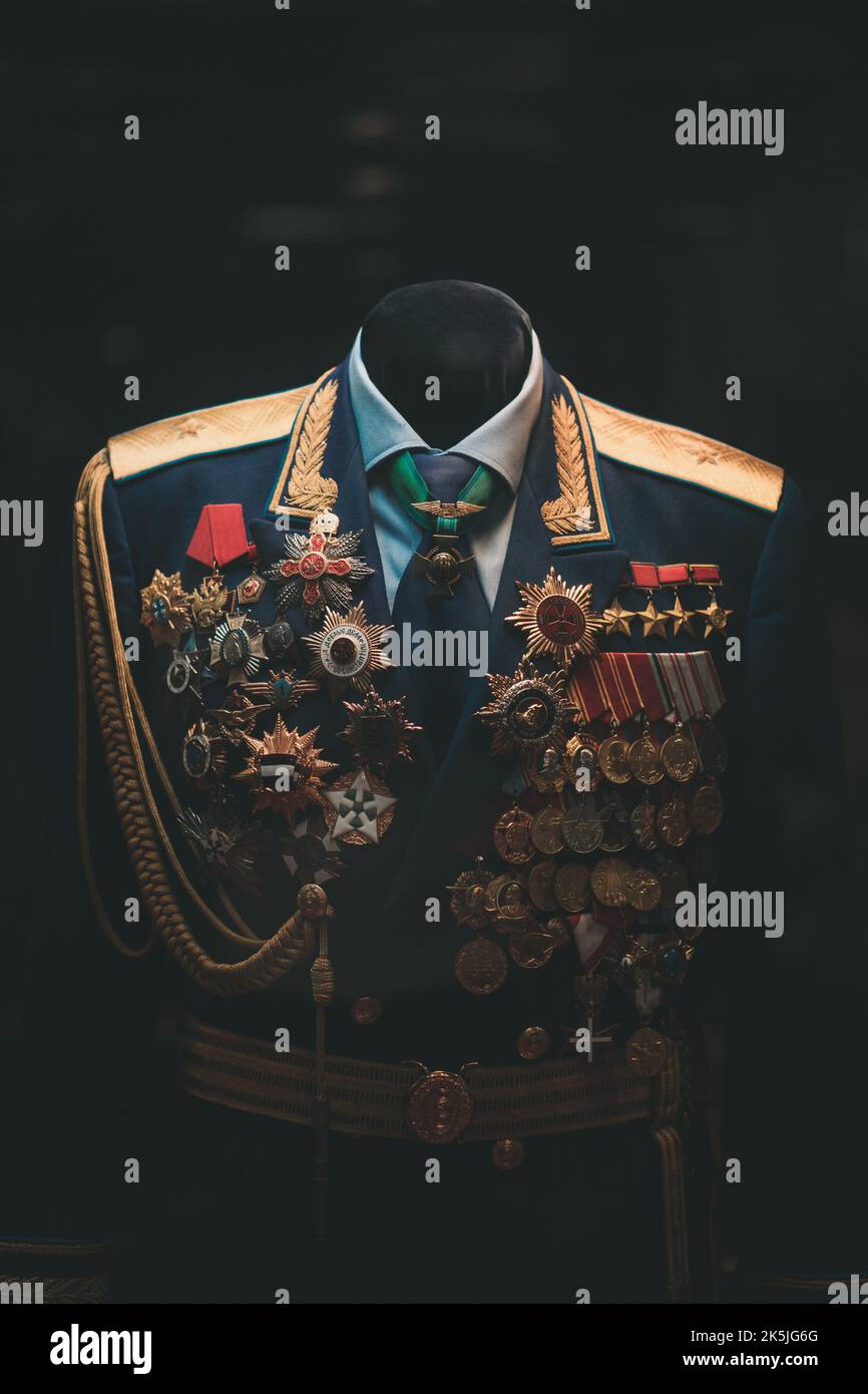 Uniform of famous cosmonaut Yuri Gagarin Stock Photo - Alamy