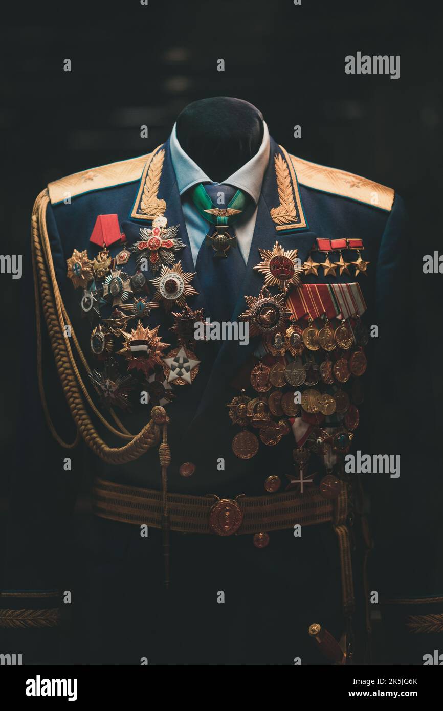 Uniform of famous cosmonaut Yuri Gagarin Stock Photo - Alamy