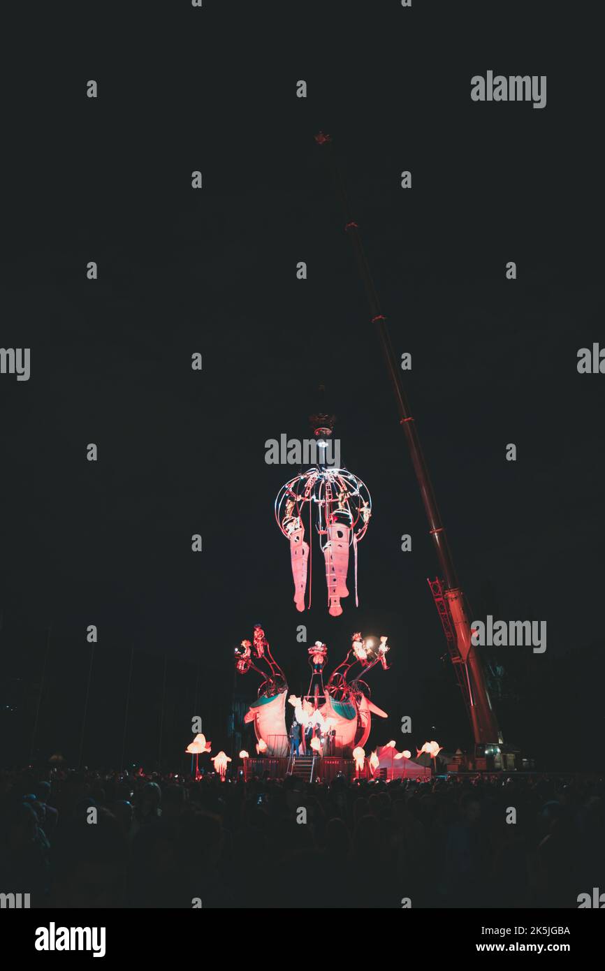 Concert in the All-Russian Exhibition Center, Moscow, Russia Stock ...