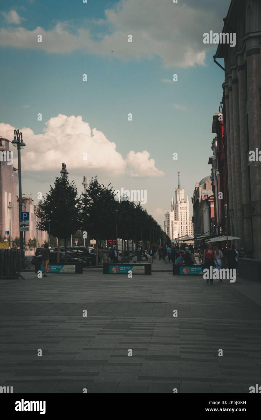 Street scenes from Moscow, Russia Stock Photo - Alamy