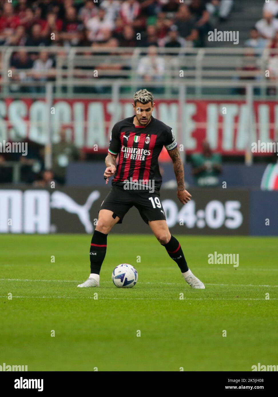 Theo Hernandez of Ac Milan during the Italian Serie a, football match ...
