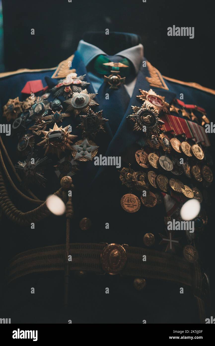 Uniform of famous cosmonaut Yuri Gagarin Stock Photo - Alamy