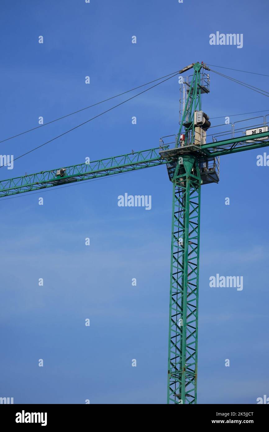 Mobile crane cab hi-res stock photography and images - Alamy