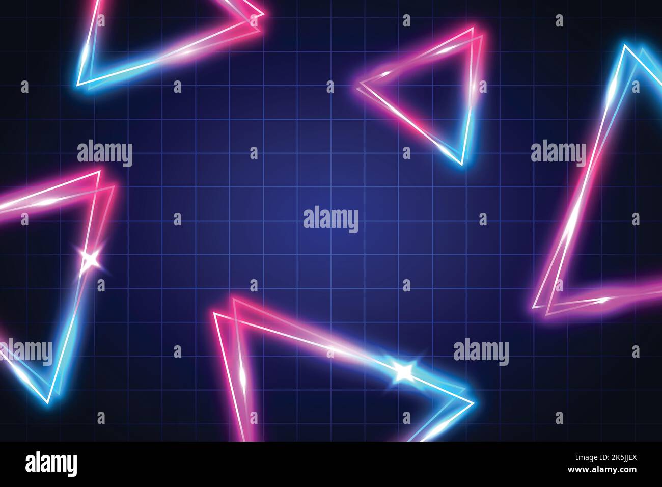 realistic neon lights lines background vector design illustration Stock ...