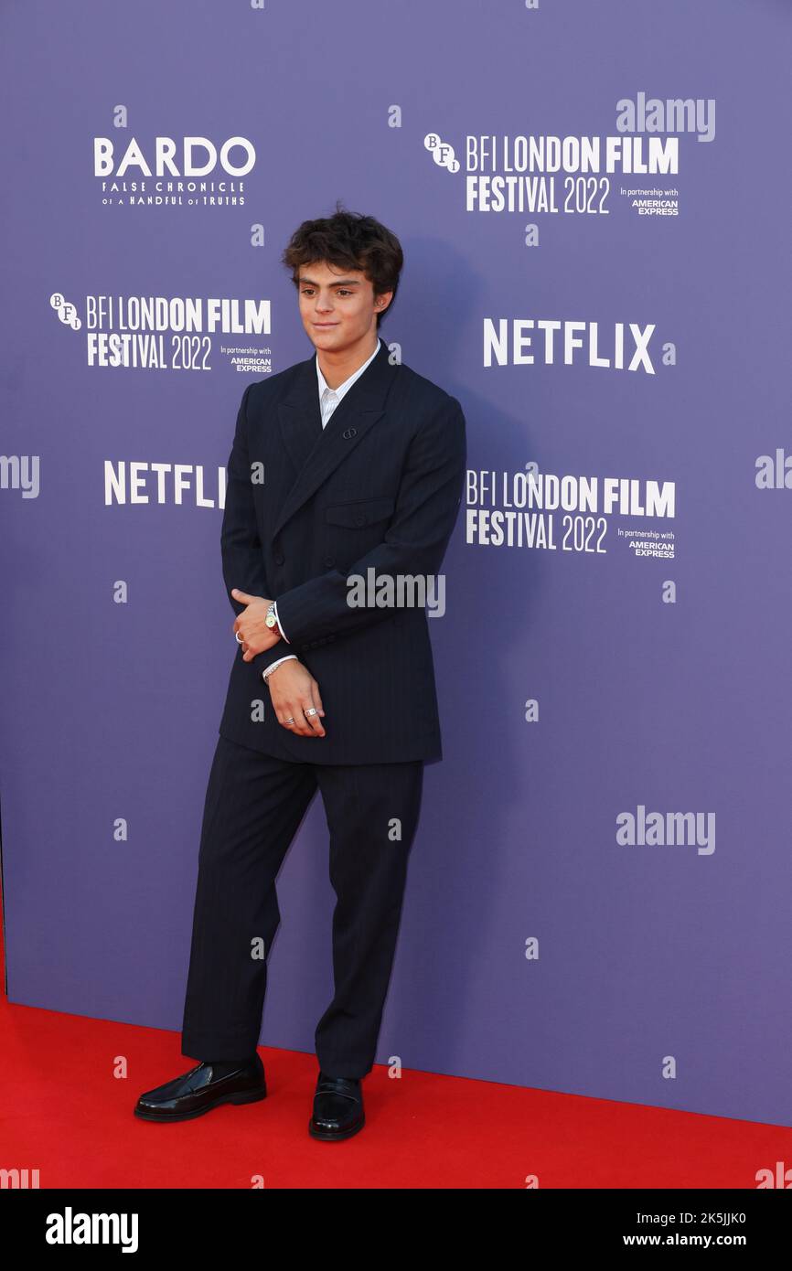 Íker Sánchez Solano attends UK premiere of ''Bardo, False Chronicle Of ...