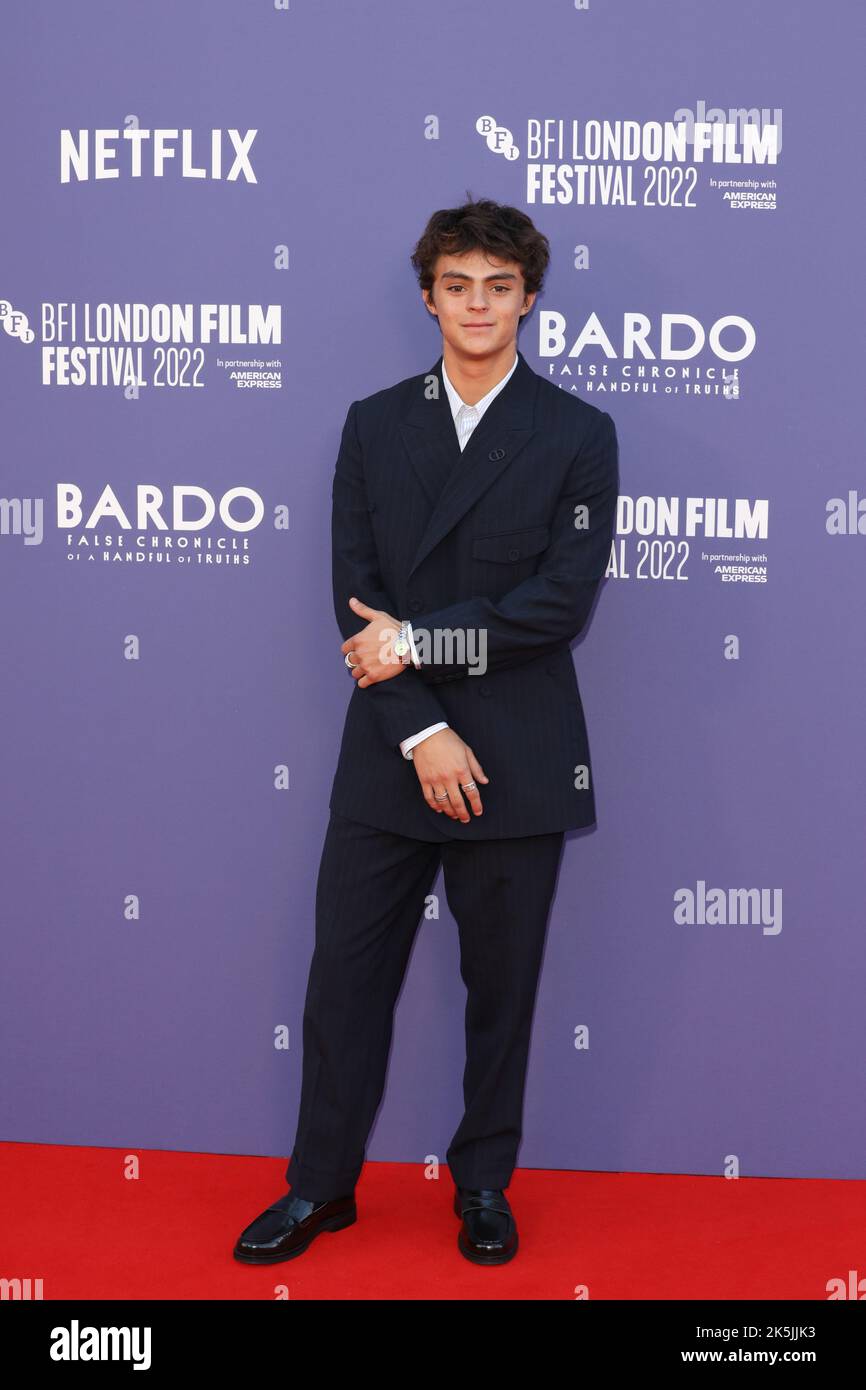 Íker Sánchez Solano attends UK premiere of ''Bardo, False Chronicle Of ...