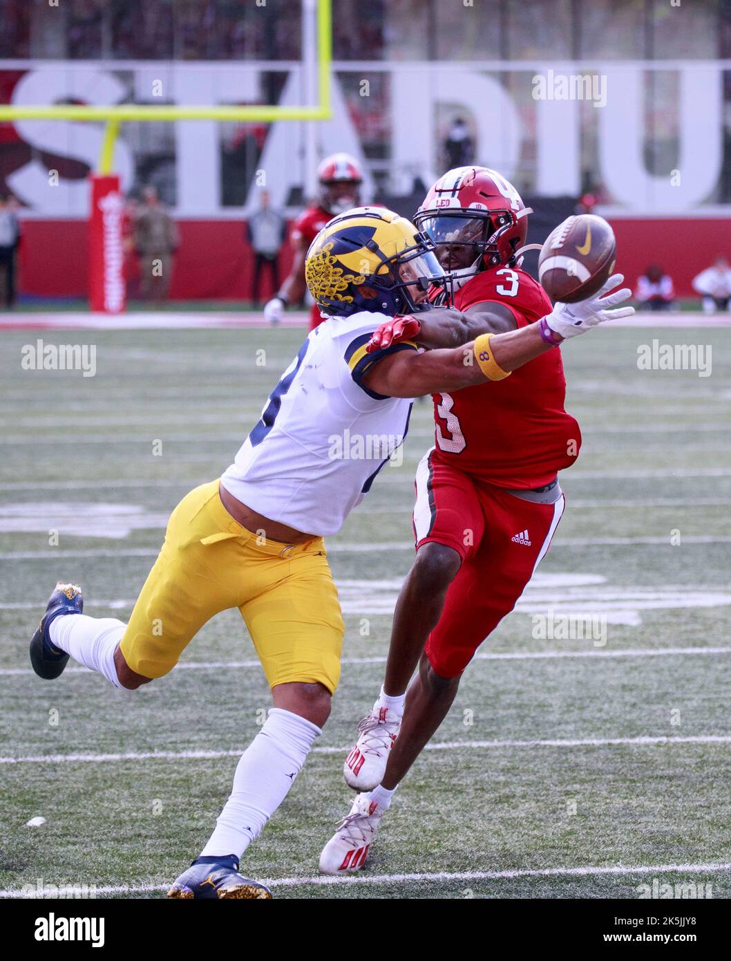 Bloomington, United States. 08th Oct, 2022. Hoosiers defensive back ...