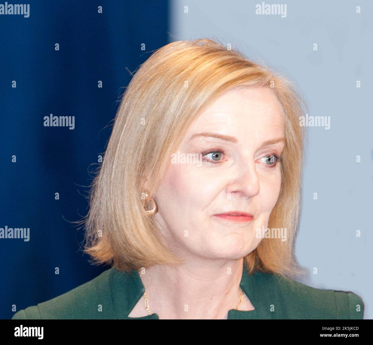 Liz Truss, Prime Minister now but Foreign Secretary at the time and MP ...