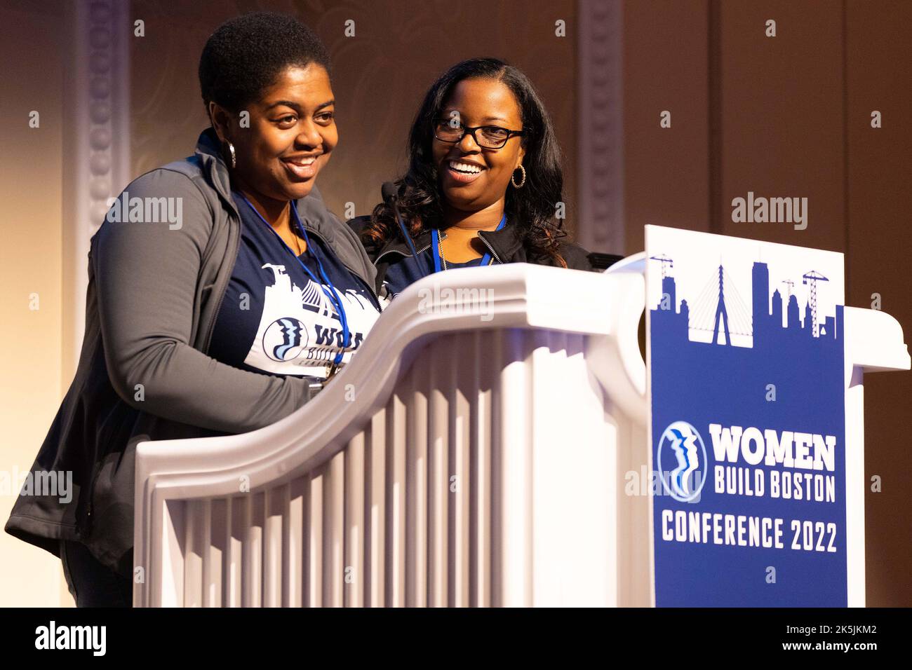 Everett, MA, USA. 8th Oct, 2022. Nancy Luc of Building Pathways and ...