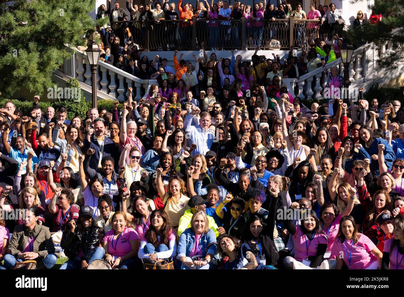 Everett, MA, USA. 8th Oct, 2022. US Secretary of Labor Marty Walsh with ...