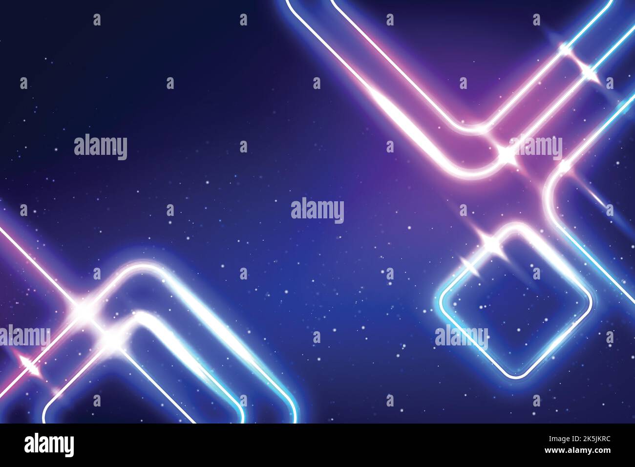 realistic neon lights lines background vector design Stock Vector Image ...