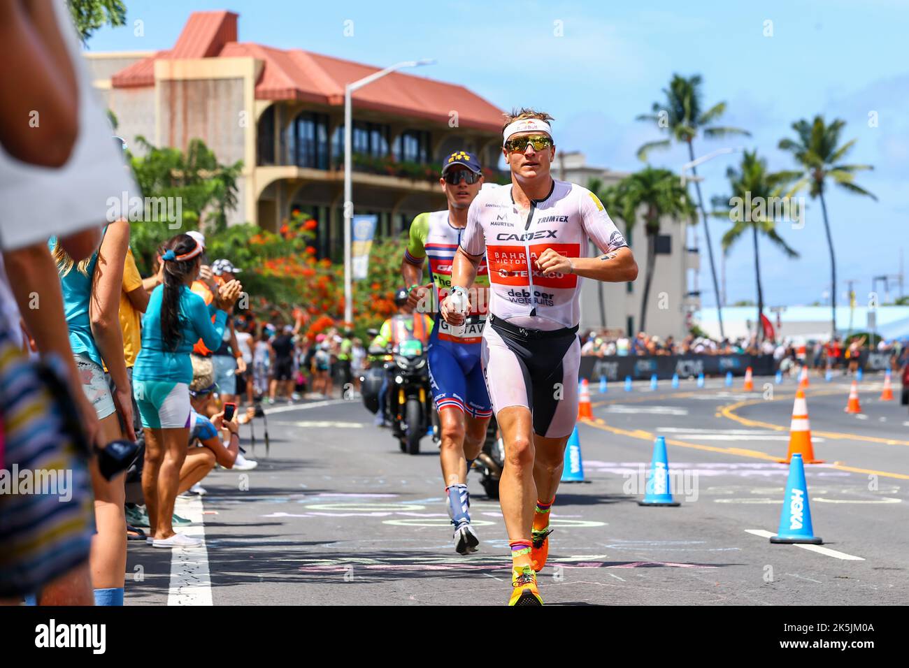 Norwegian triathlete Kristian Blummenfelt and Norwegian Gustav iden ...