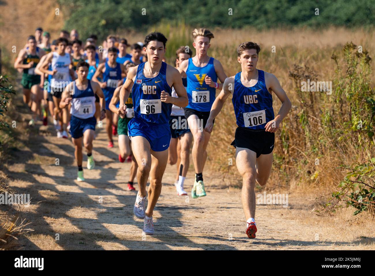 Abbotsford, Canada. 8th Oct, 2022. Pictured left to right, Liam Dwyer ...