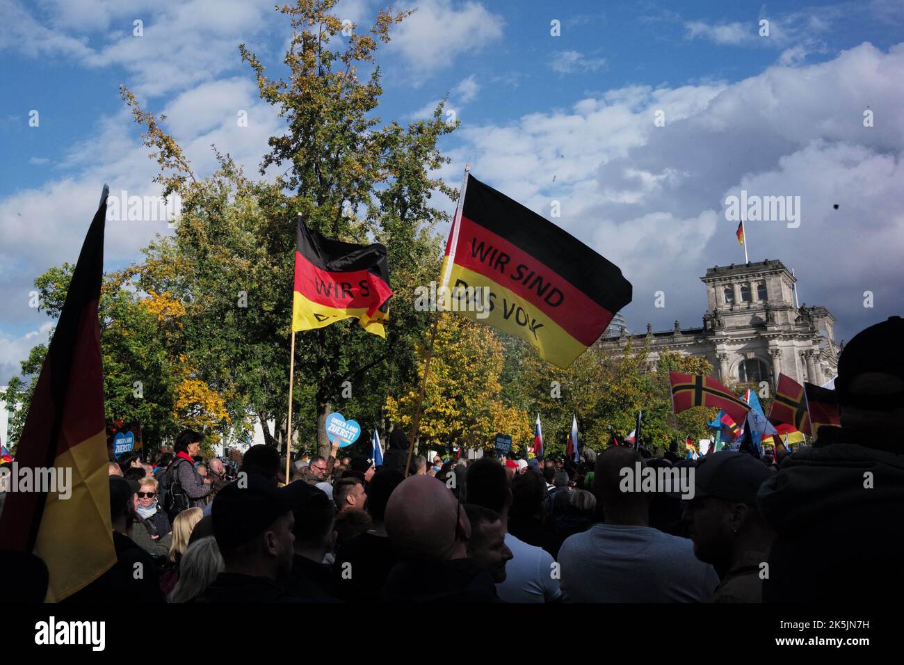 Berlin, Germany. 8th Oct, 2022. Members of the AfD party, (Alternative ...